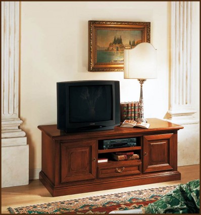 Comoda TV Lemn Masiv Aniela - Mobila Retro Vintage Lemn Masiv